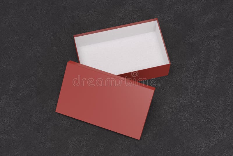Opened Red Shoe Box Container Stock Illustrations – 7 Opened Red Shoe ...