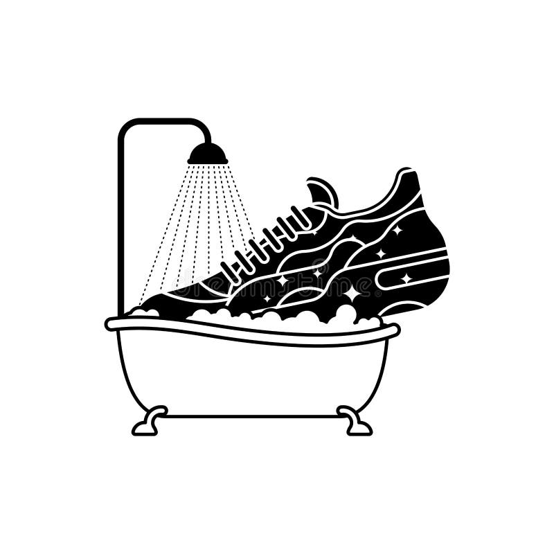 Shoe Clean Logo. Sign for Shoe Washing Service Stock Vector ...