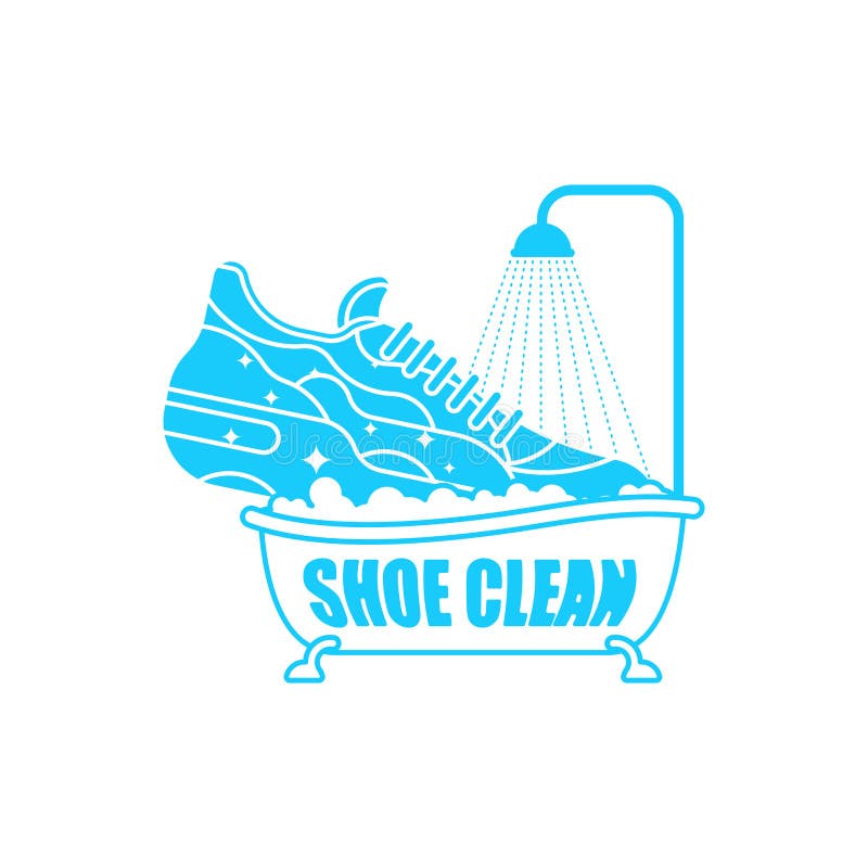 Shoe Clean Logo. Sign for Shoe Washing Service Stock Vector ...