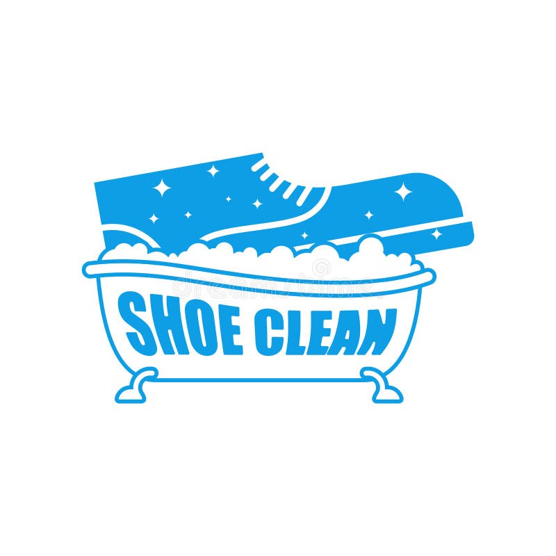 Shoe Clean Logo. Sign for Shoe Washing Service Stock Vector ...