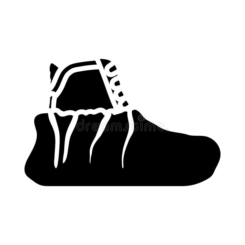 Shoe Covers Icon stock vector. Illustration of icon - 247268955