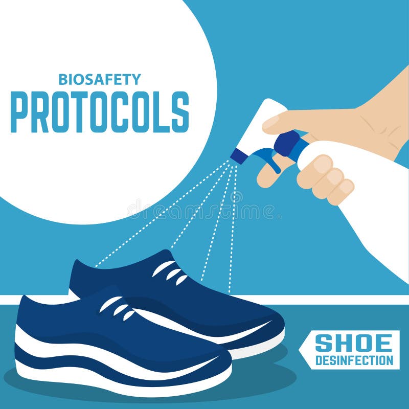 Biosafety protocols poster stock vector. Illustration of prevention ...