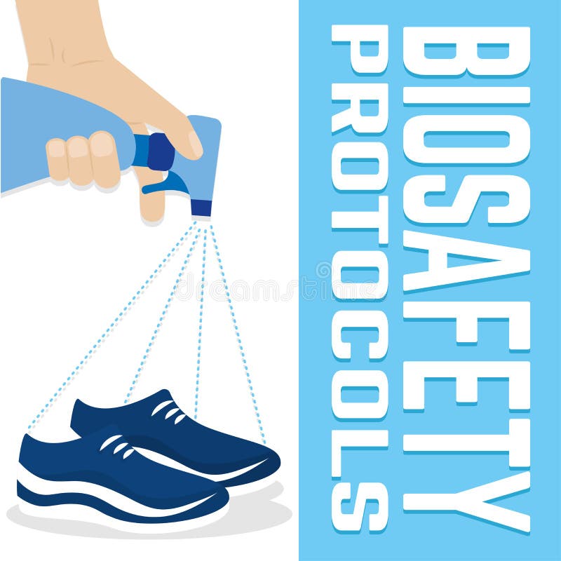 Biosafety protocols poster stock vector. Illustration of hospital ...