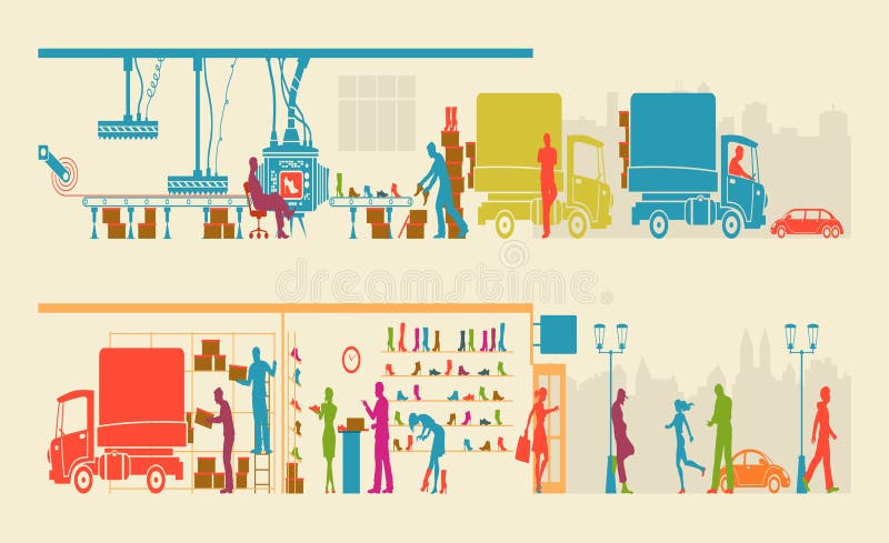 Shoe Factory Stock Illustrations – 691 Shoe Factory Stock Illustrations ...