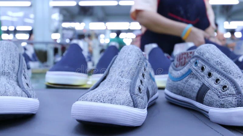 Shoe making process stock video. Video of manufacturing - 42664039