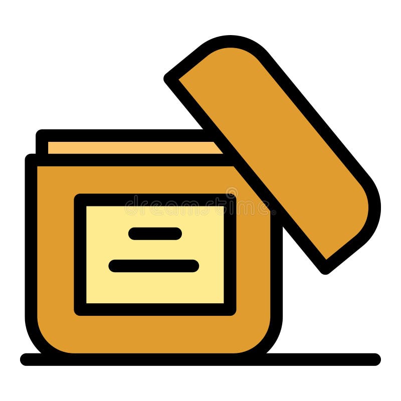 Shoe Polish Cream Icon Color Outline Vector Stock Vector - Illustration ...