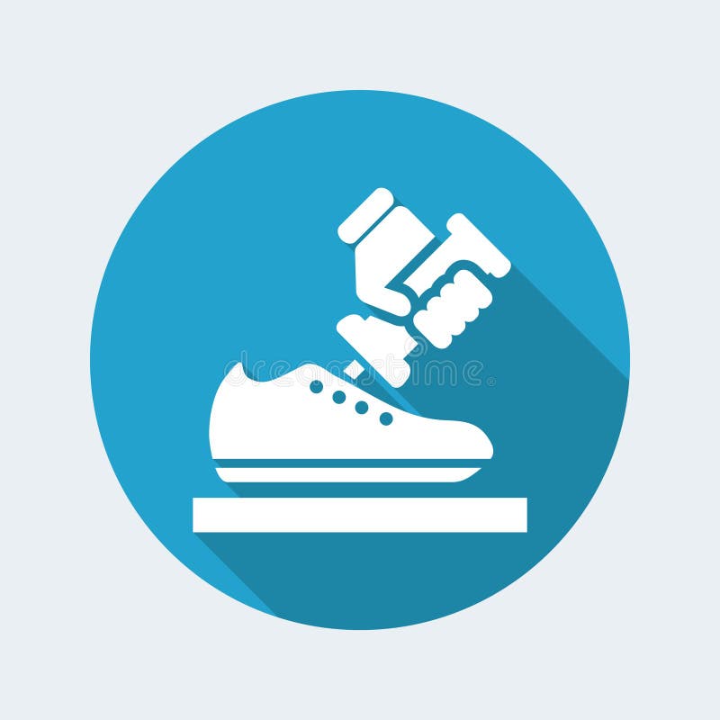 Shoe repair icon stock vector. Illustration of vector - 96395406
