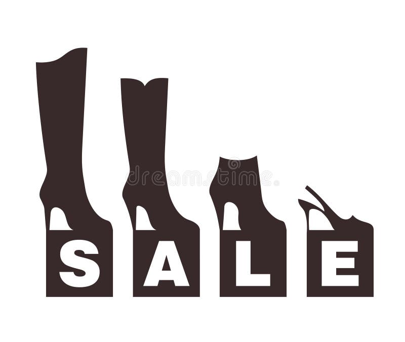 Shoe Sale Banner Template Vector .shoe Sole Design Stock Vector ...