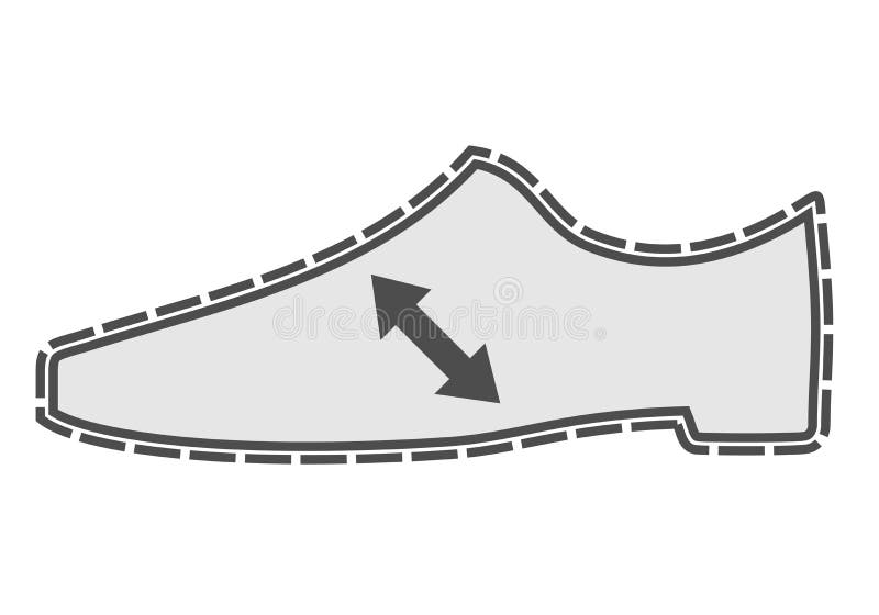 Shoe sign stock vector. Illustration of children, emerge - 25806201