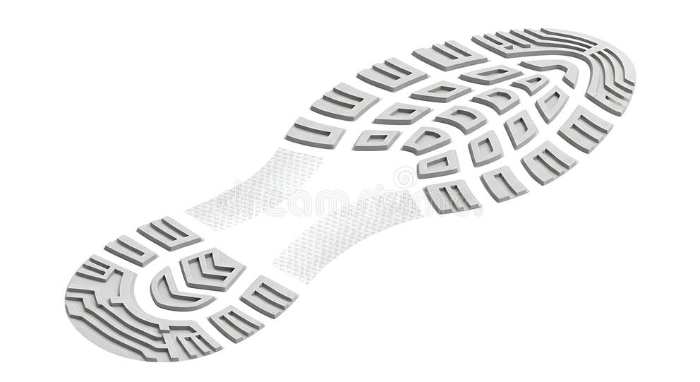 Shoe Sole Featuring a Complex Pattern of Geometric Shapes and Grooves ...