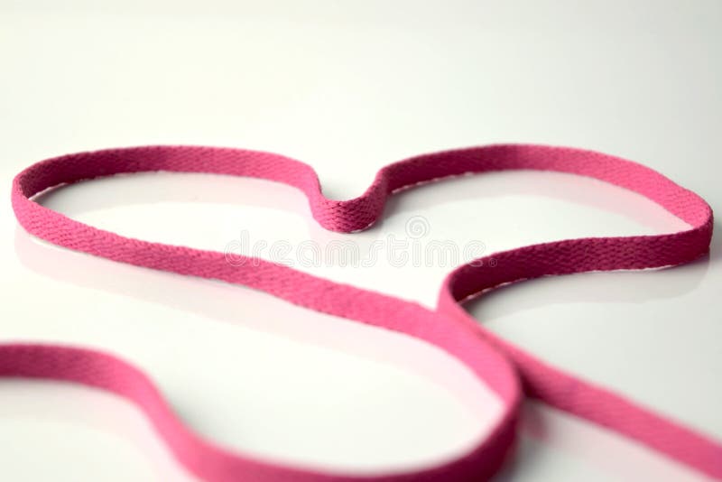 Shoe String Heart stock image. Image of heart, kisses - 64454127