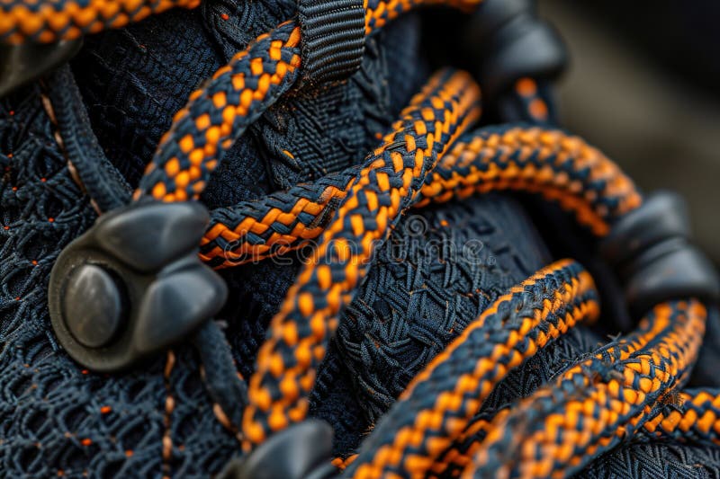 Shoelaces Close-Up: Patterns and Textures of Shoelaces Stock ...
