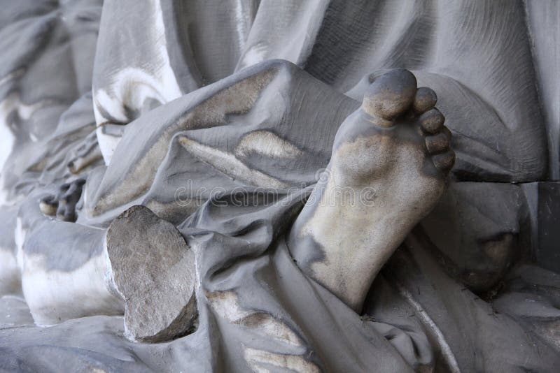 Shoeless_2 stock photo. Image of sculpture, museum, fekva - 85965916