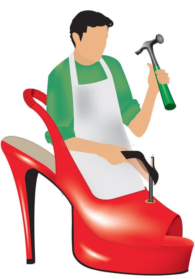 Drawing Shoemaker Stock Illustrations – 127 Drawing Shoemaker Stock ...