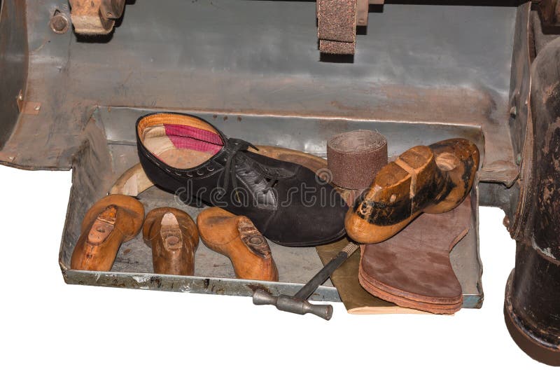 Shoemaker Tools and Accessories Stock Image - Image of accessories ...
