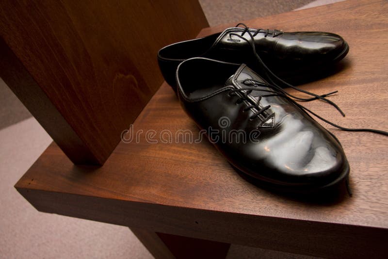 Shoes On Bench Picture. Image: 6678118