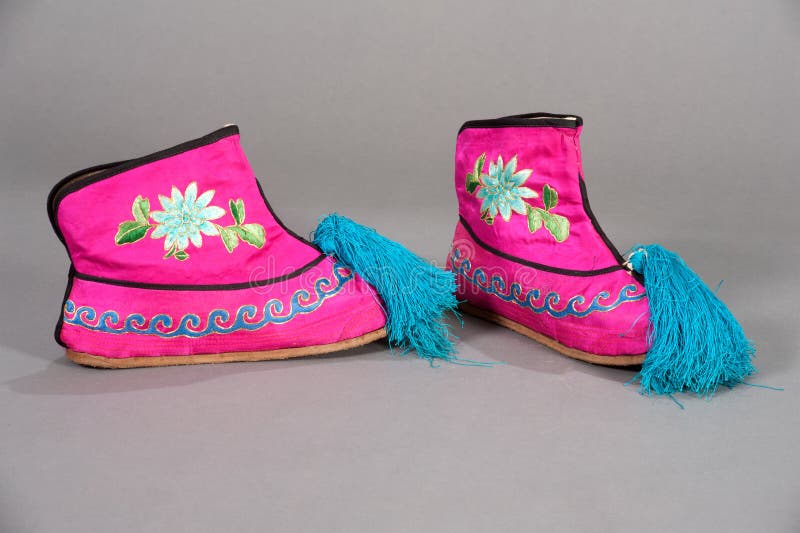 Traditional Chinese Clogs stock photo. Image of high - 15665720