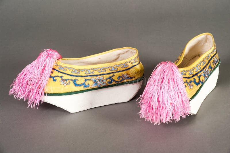 Traditional Chinese Clogs stock photo. Image of high - 15665720