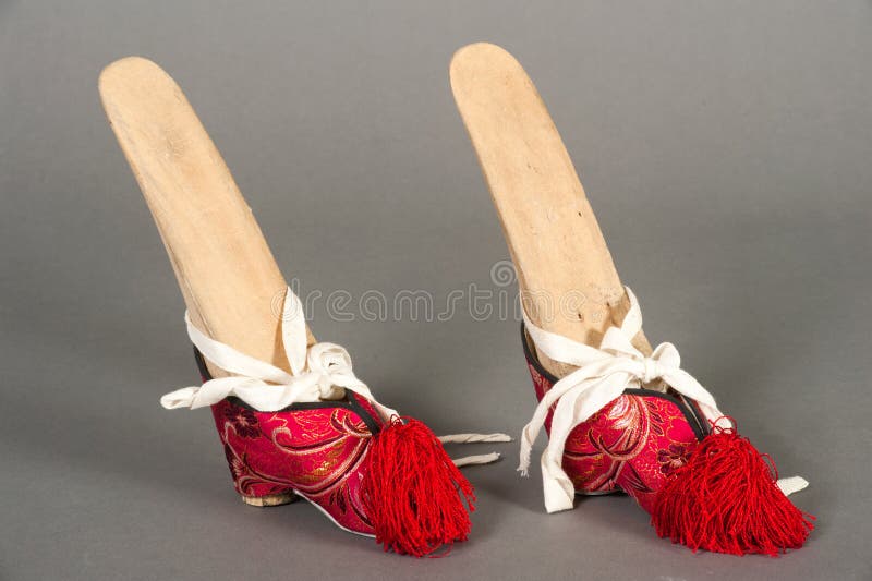 Traditional Chinese Clogs stock photo. Image of high - 15665720
