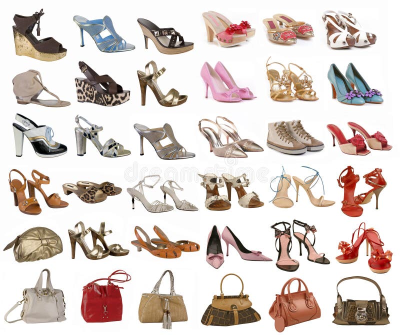 Shoes collection stock image. Image of close, cloth, cosmetic - 21872037