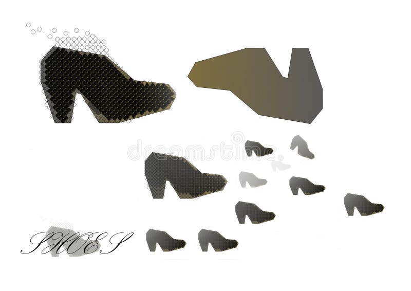 Shoes stock photo. Image of graphics, shopping, design - 45859692