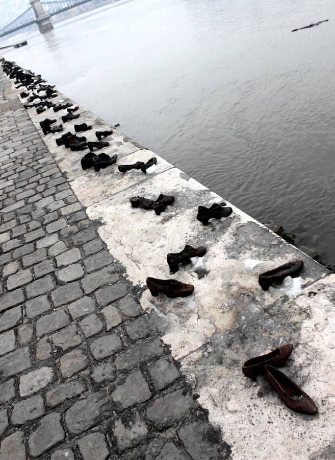 Shoes on the Danube Promenade Editorial Stock Image - Image of budapest ...