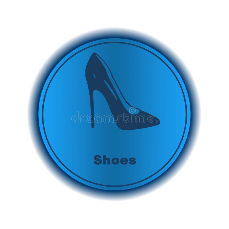 Shoes Icon, Sign, Illustration Stock Illustration - Illustration of ...