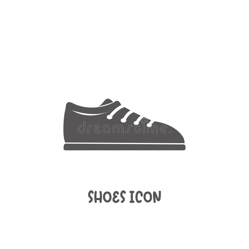 Shoes Icon Simple Flat Style Vector Illustration Stock Vector ...