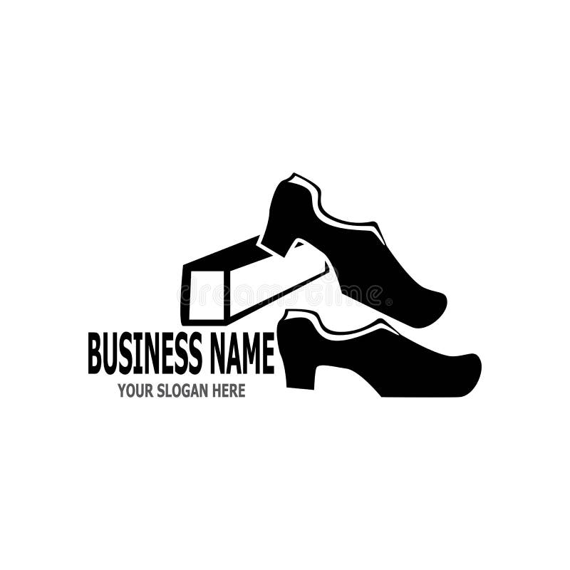 Shoes Icon and Symbol Vector Template Stock Illustration - Illustration ...