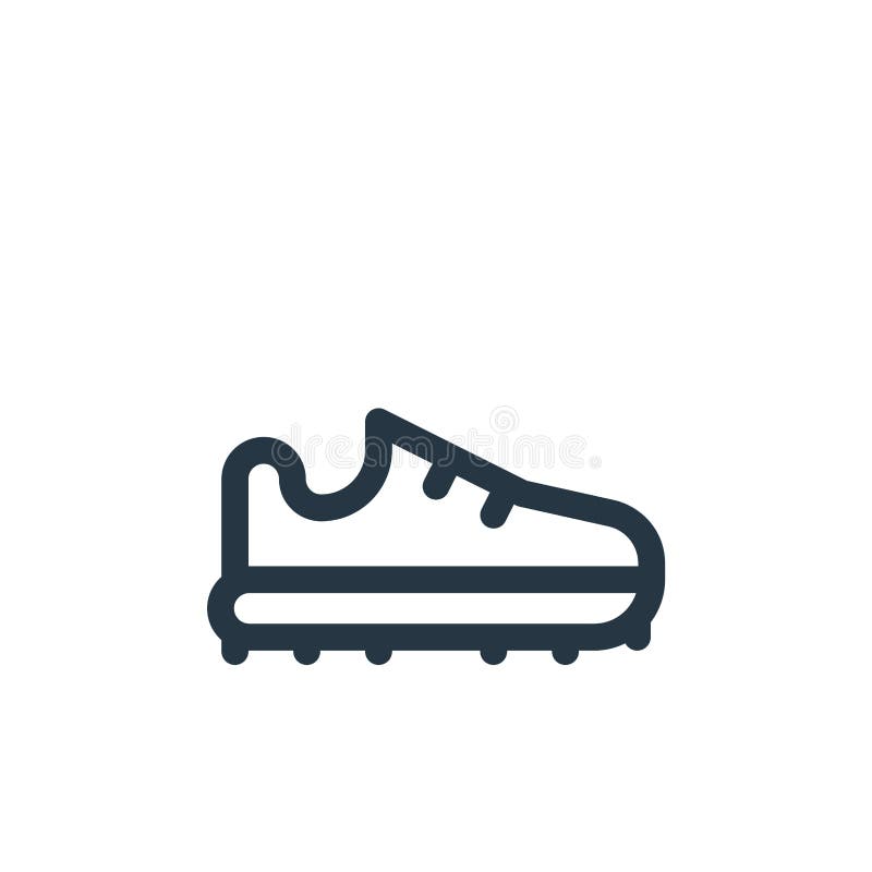 Shoes Icon Vector from Baseball Concept. Thin Line Illustration of ...