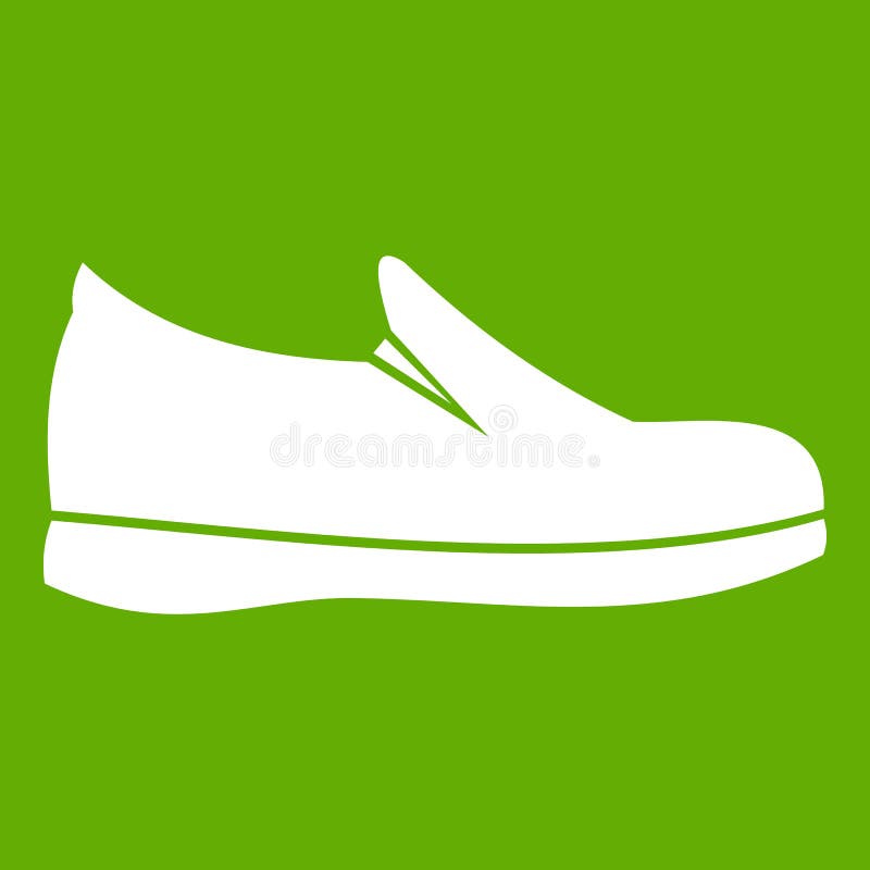 Shoes icon green stock vector. Illustration of design - 102781795