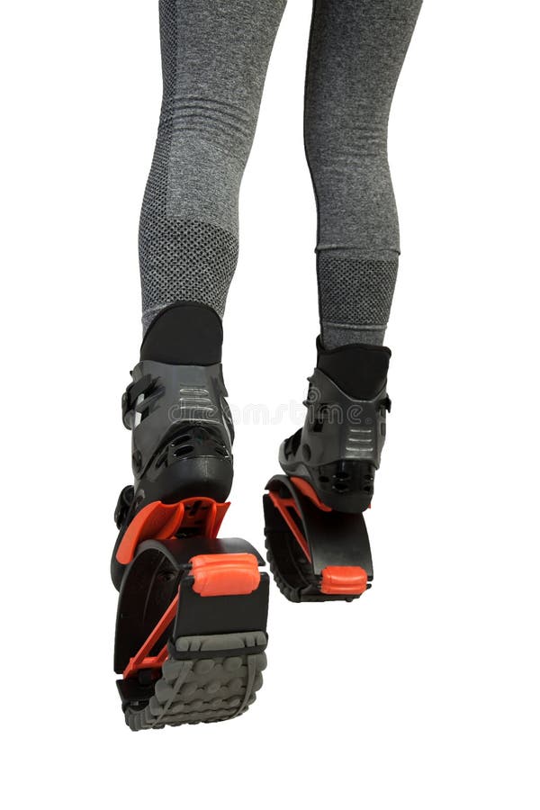 Shoes for jumping on feet stock image. Image of shoes - 77817573