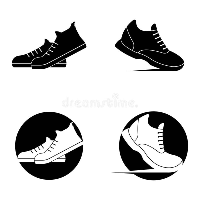 Shoes Logo Simple Logo Green Color Icon Modern Corporate, Abstract ...