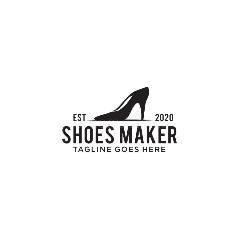 Shoes Maker Logo Design Template Stock Vector - Illustration of ...