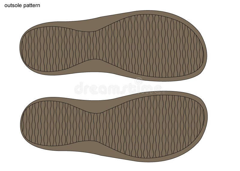 Shoes Outsole Pattern Sample2 Stock Vector - Illustration of sketch ...