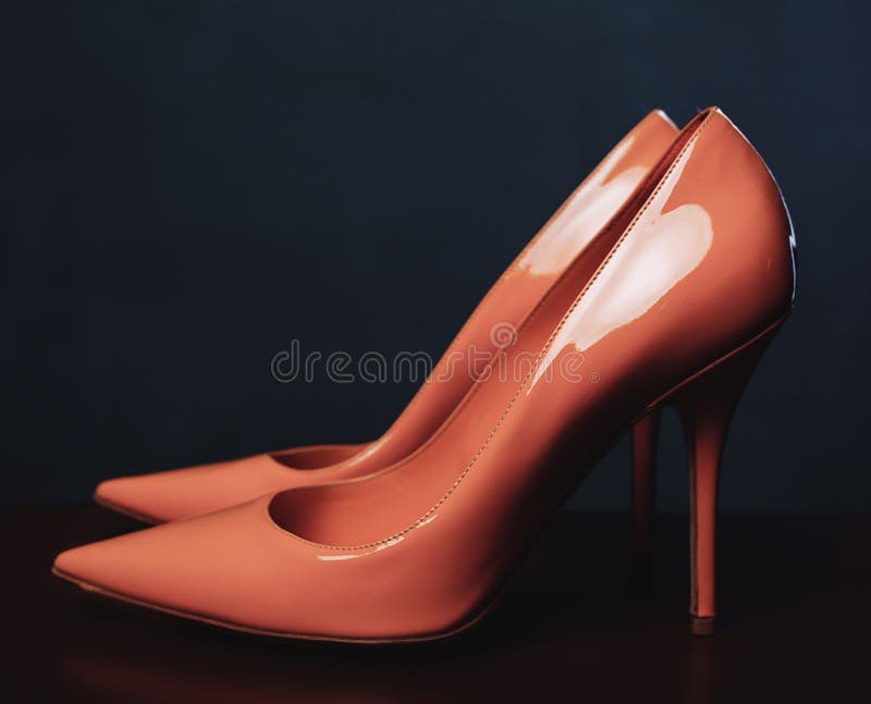 Shoes in pink colour stock image. Image of shoes, accessory - 100566663