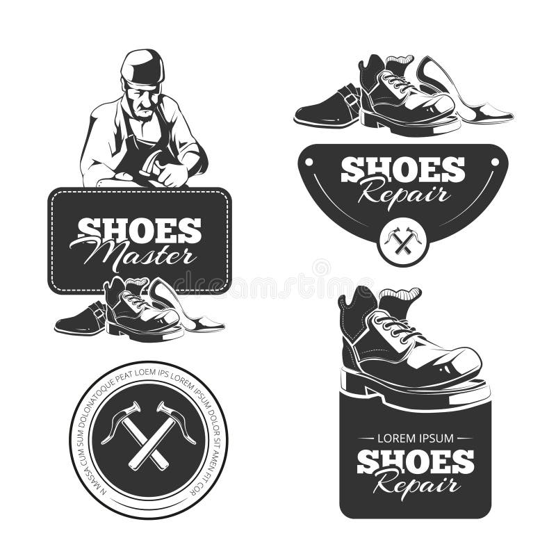 Shoes repair stock vector. Illustration of hammer, accessory - 70643421
