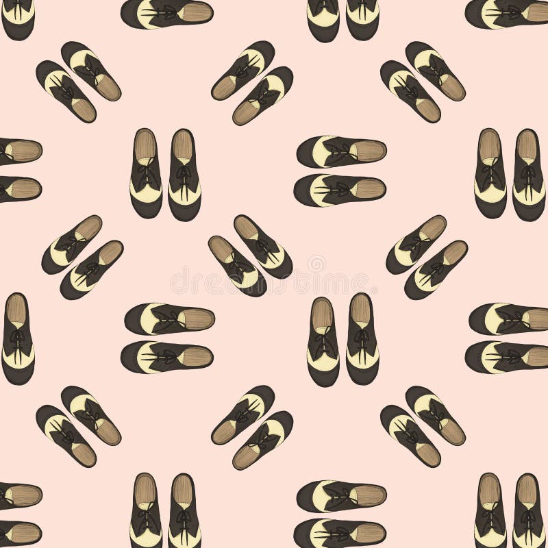 Shoes seamless pattern stock illustration. Illustration of repeating ...