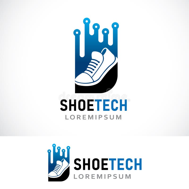 Shoes Shop Logo Design Template Stock Vector - Illustration of store ...