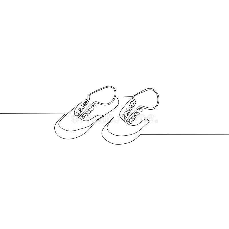 One Line Drawing Shoes Stock Illustrations – 373 One Line Drawing Shoes ...
