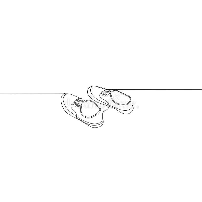 One Line Drawing Shoes Stock Illustrations – 373 One Line Drawing Shoes ...
