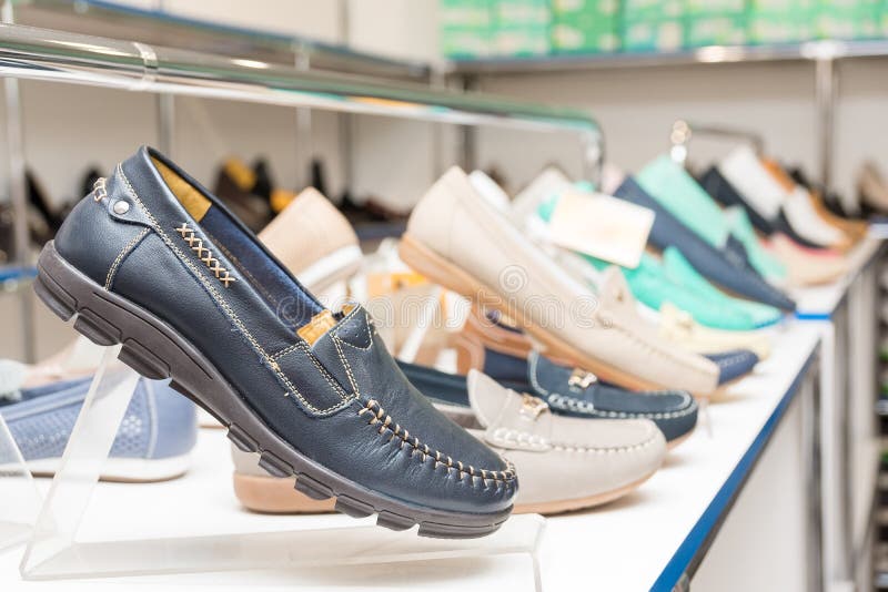 Shoes the store stock image. Image of high, modern, market - 93365475