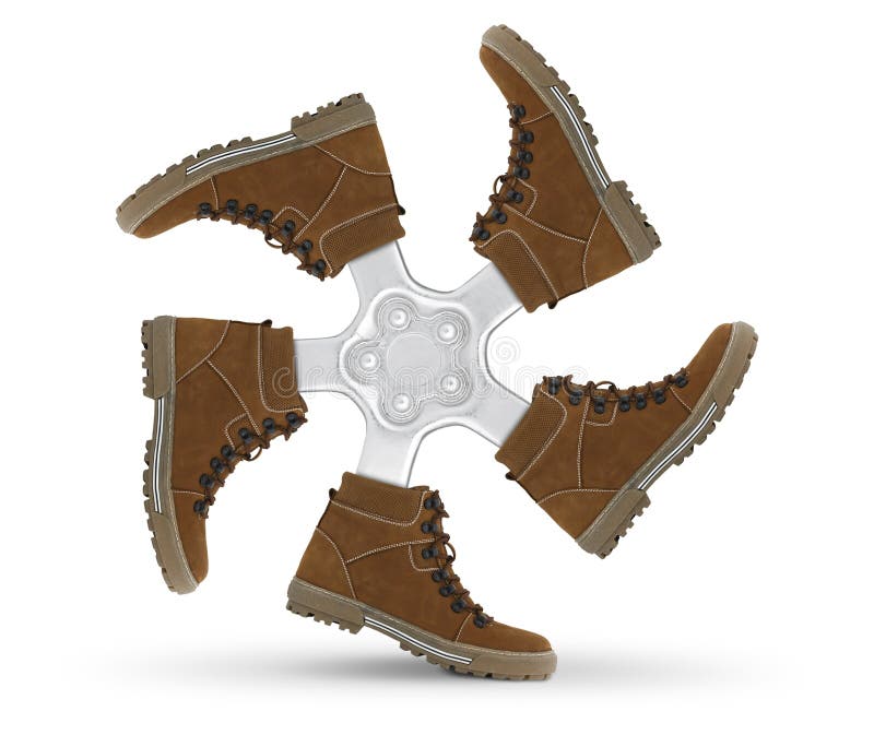 Shoes wheel stock photo. Image of tires, concept, fast - 21280256