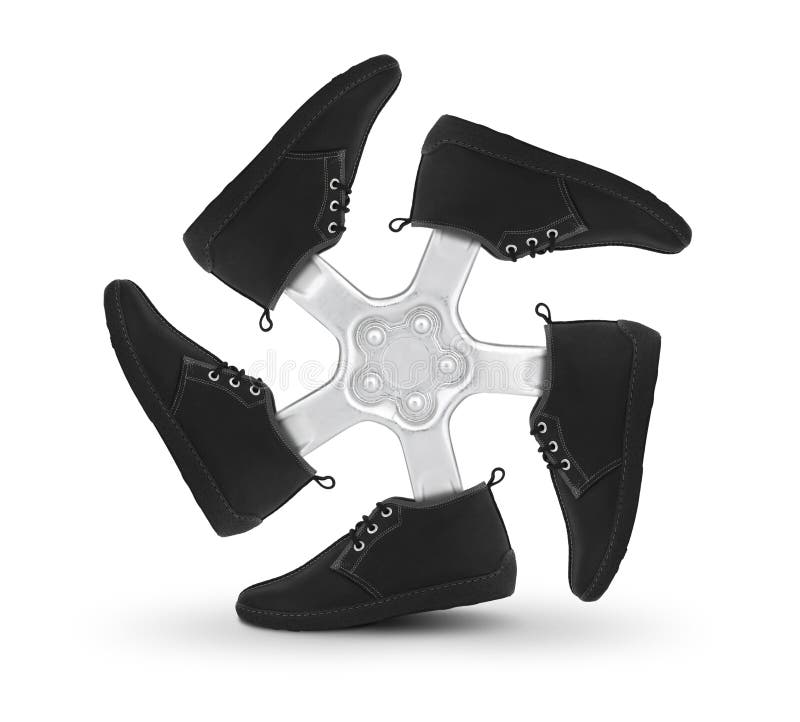 Shoes wheel stock image. Image of concept, shoes, speed - 21298727