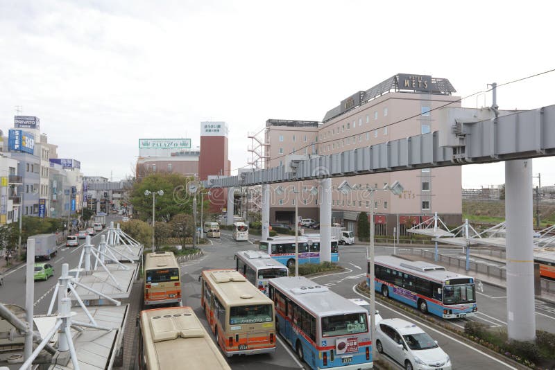 Shonan Monorail at Ofuna Station Editorial Photography - Image of ofuna ...