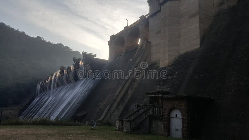 Shongweni Dam wall stock photo. Image of roof, tree, amazing - 77928726