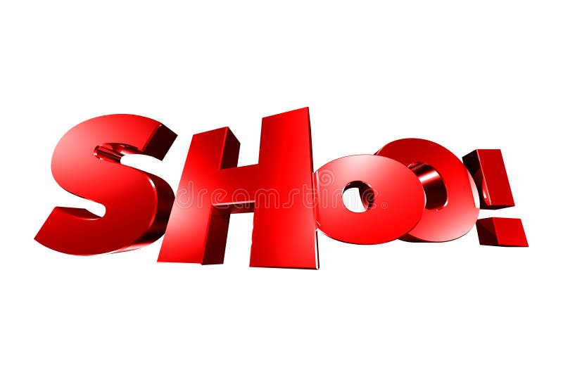 Shooo Stock Illustrationen, Vektoren, & Kliparts - 2 Stock Illustrationen