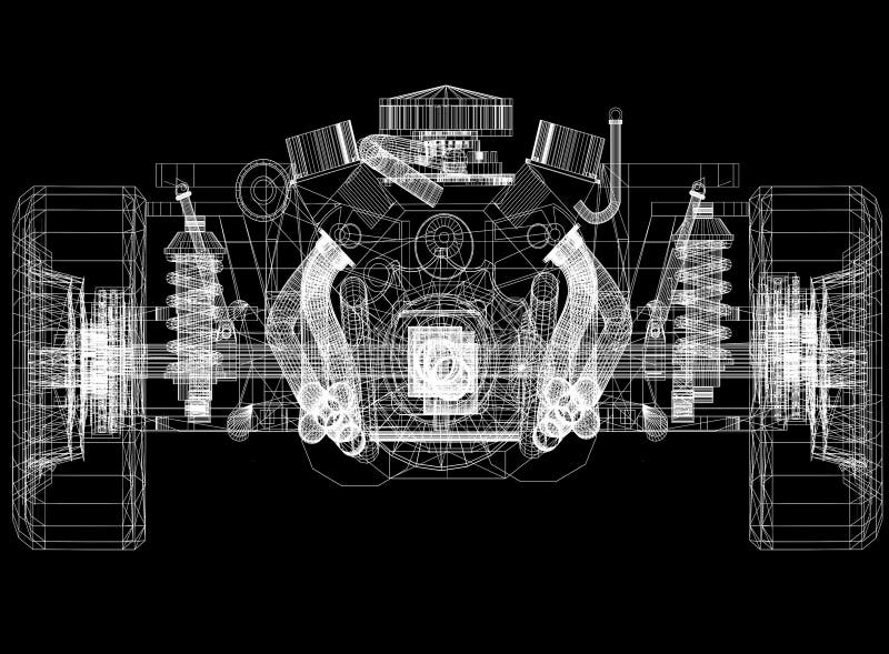Arvhitect Blueprint stock illustration. Illustration of drawing - 143581573