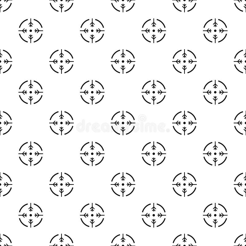 Shoot Circle Pattern Seamless Vector Stock Vector - Illustration of ...
