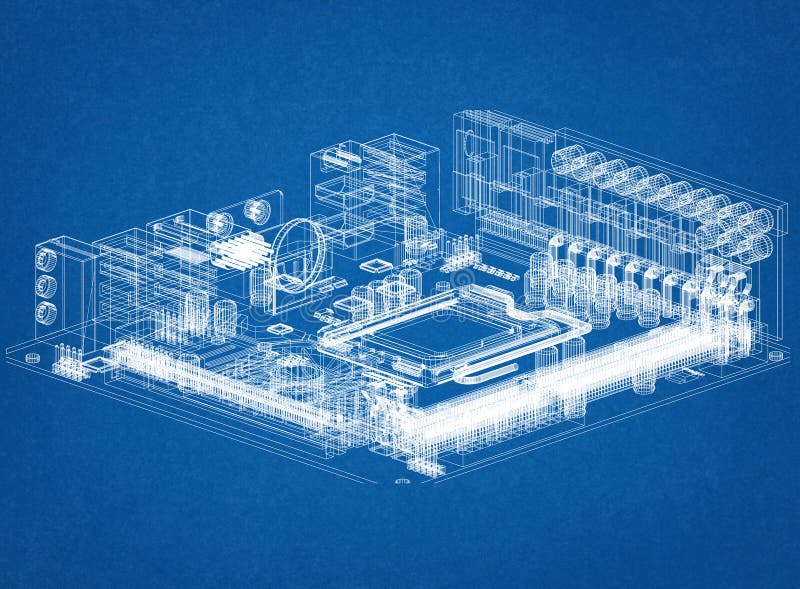 149 Computer Blueprint Motherboard Stock Photos - Free & Royalty-Free ...